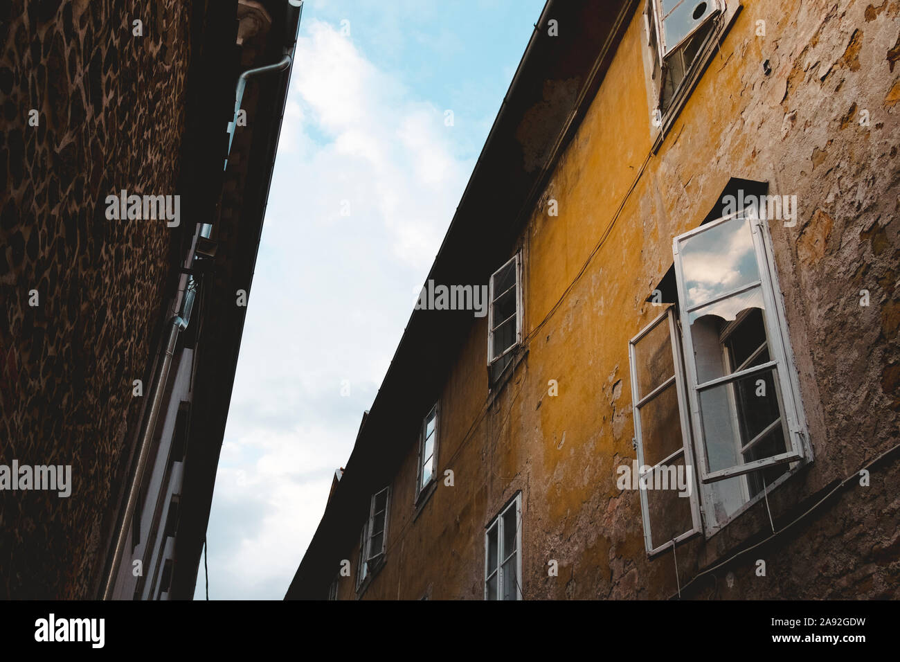 View of old building Stock Photo - Alamy