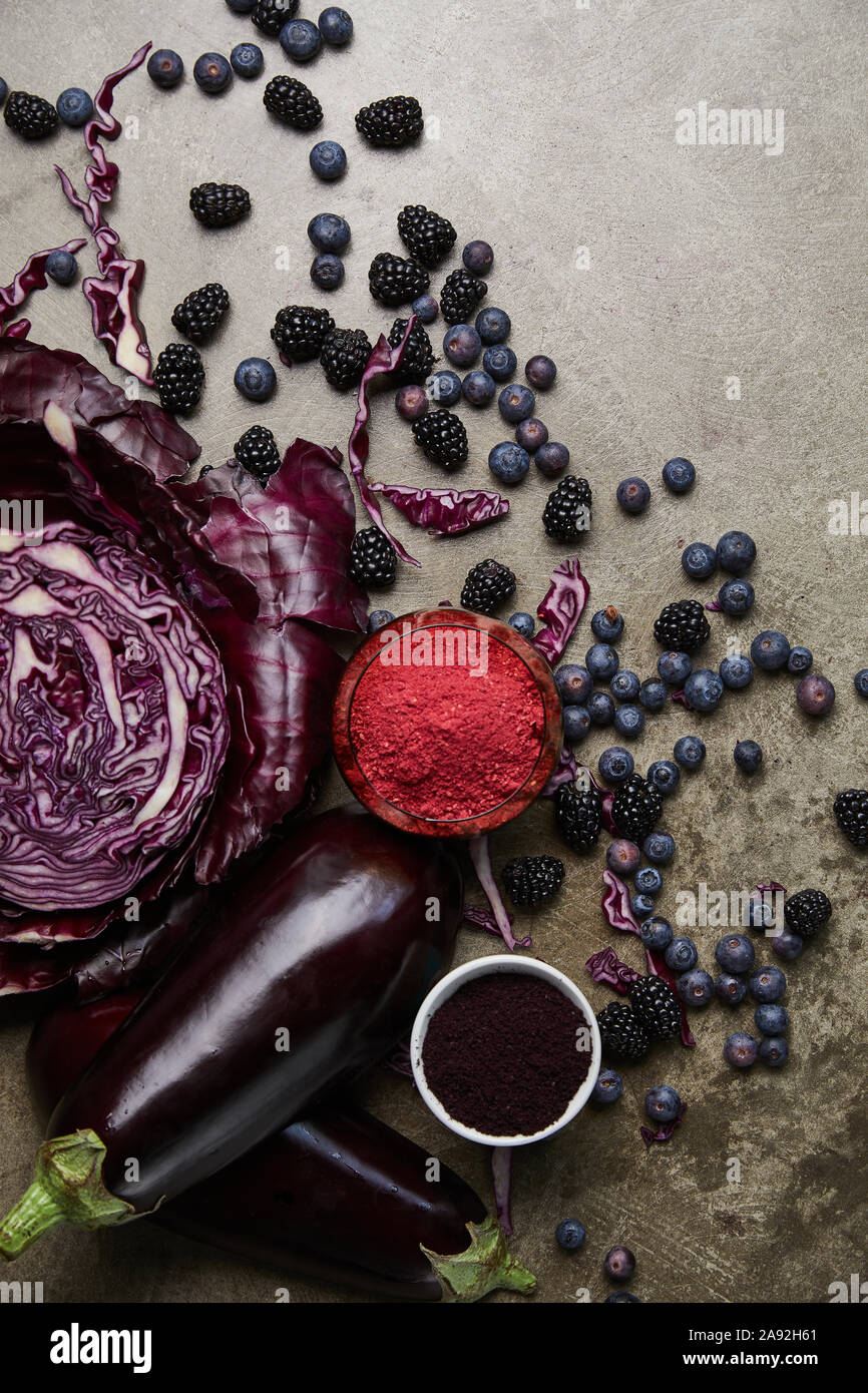 Purple fruits and vegetables Stock Photo - Alamy