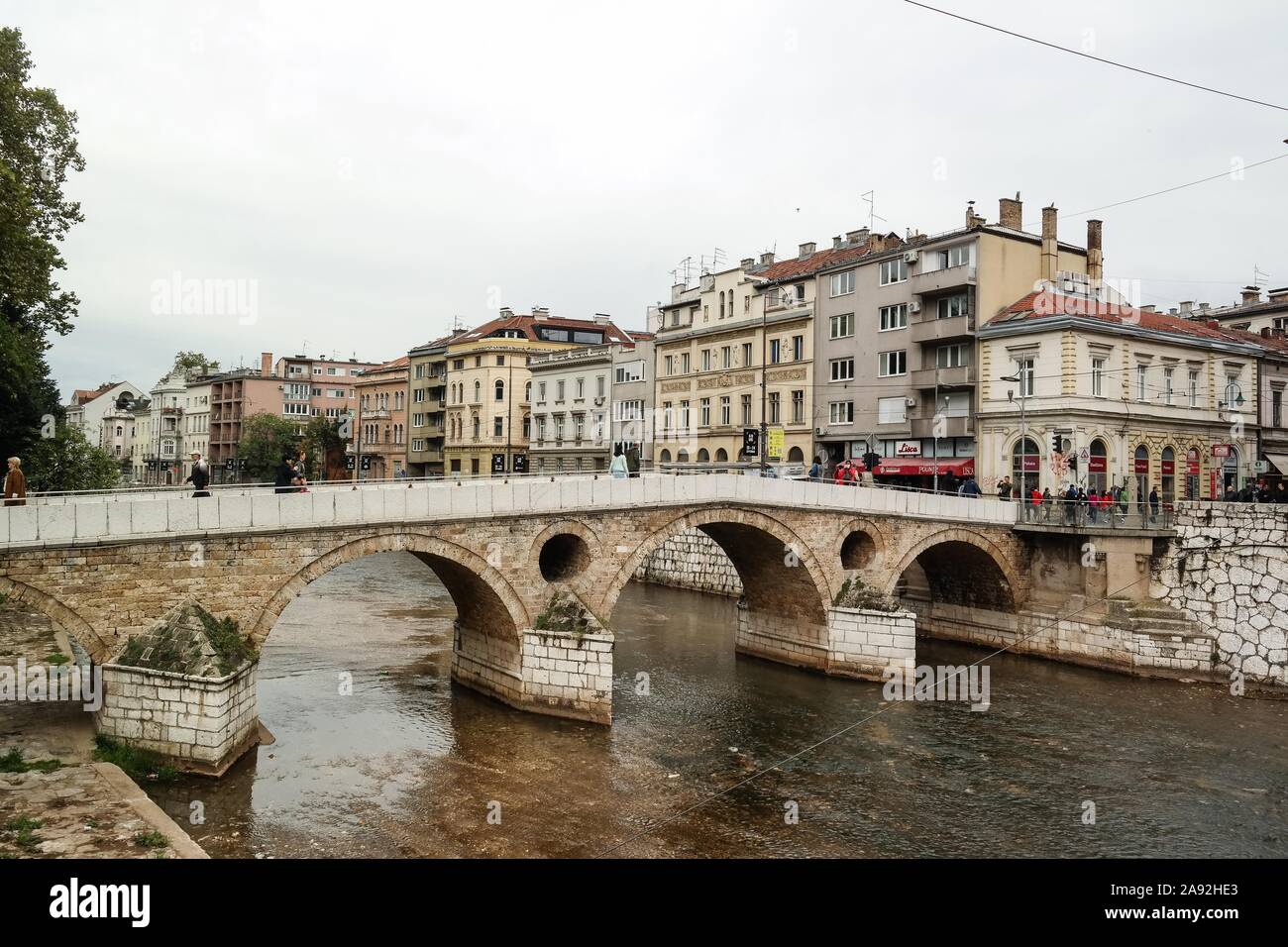 Sarajevo, Latin Bridge Stock Photo - Alamy
