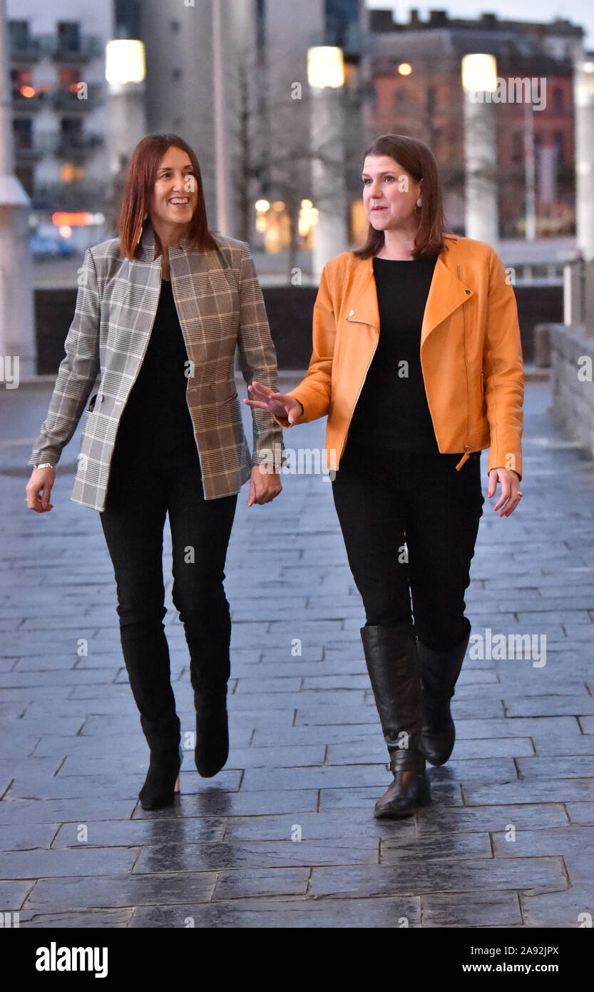 In cardiff during general election campaigning hi-res stock photography ...