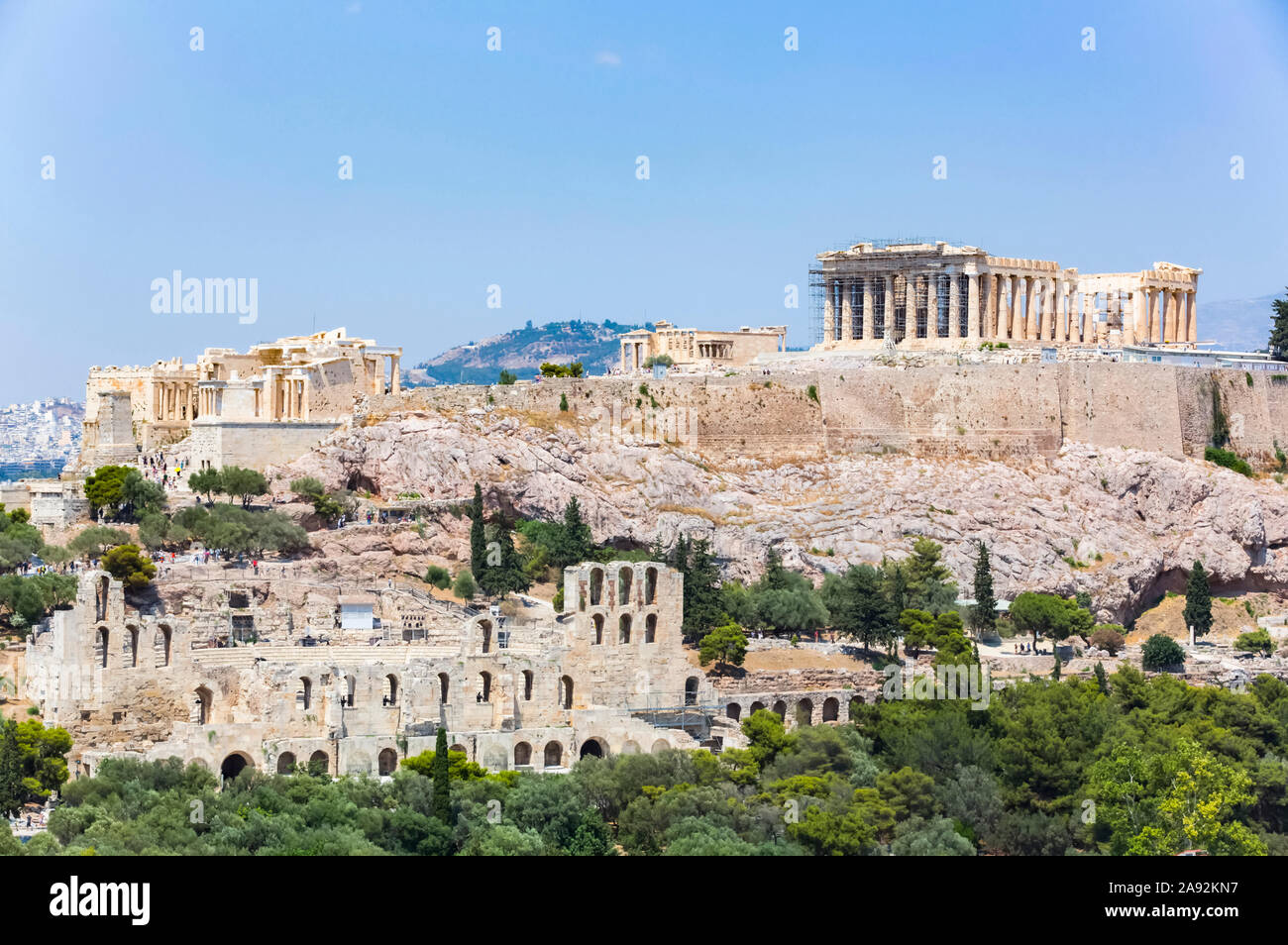 Parthenon, Acropolis; Athens, Greece Stock Photo - Alamy