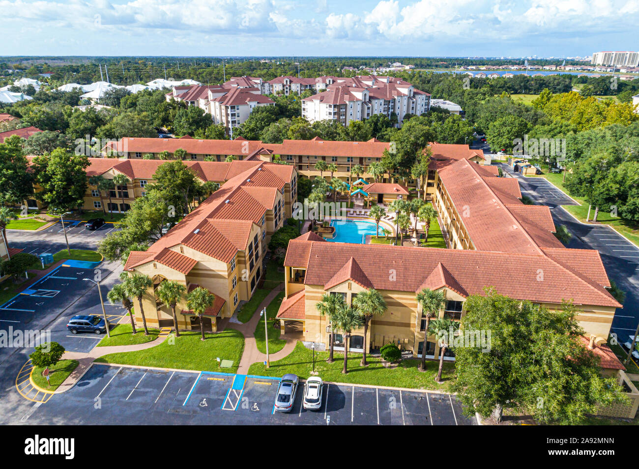 Orlando Florida,Blue Tree Resort,rental villas condominiums aerial ...