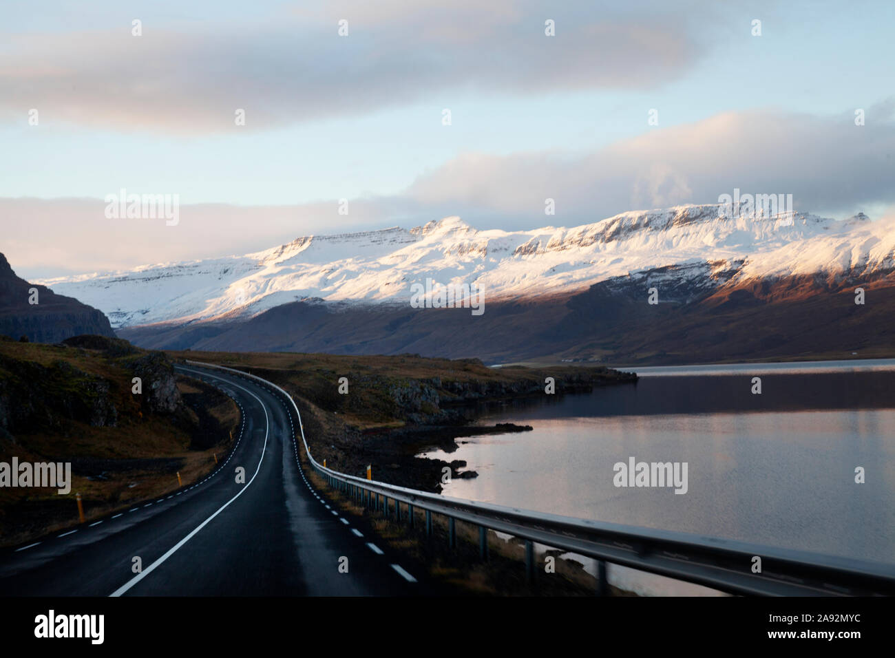 Road at water Stock Photo - Alamy