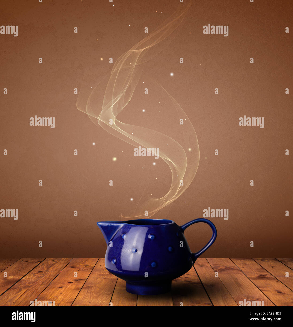 Steaming cup of tea concept Stock Photo - Alamy