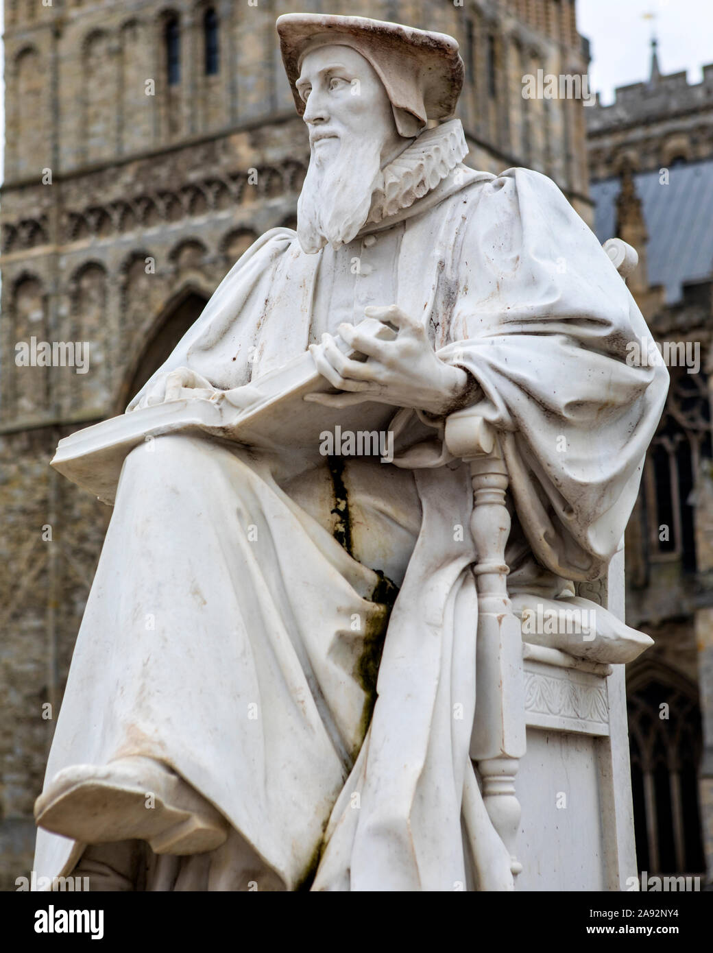 Statue of English Priest and one of the most important English ...
