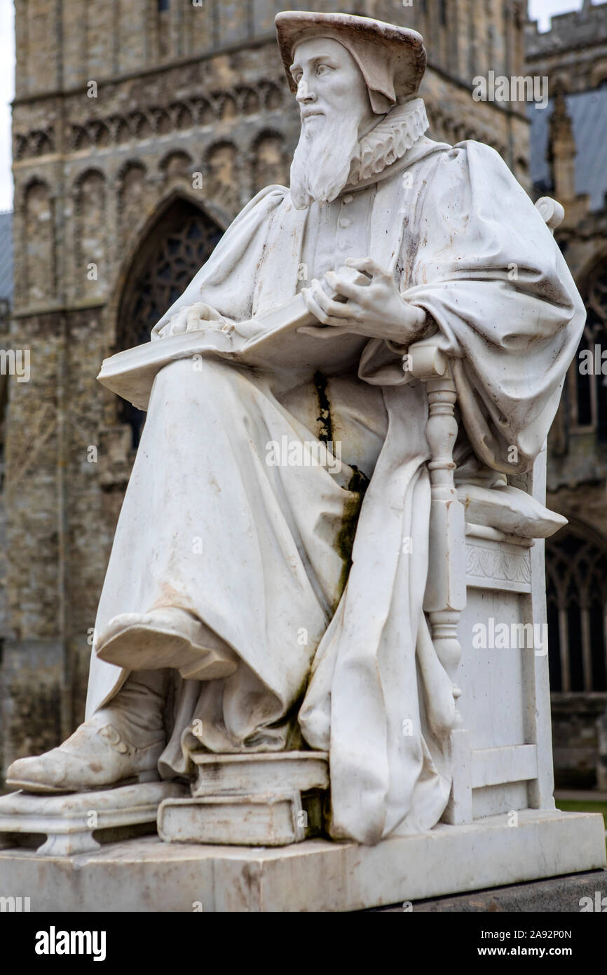 Statue of English Priest and one of the most important English ...