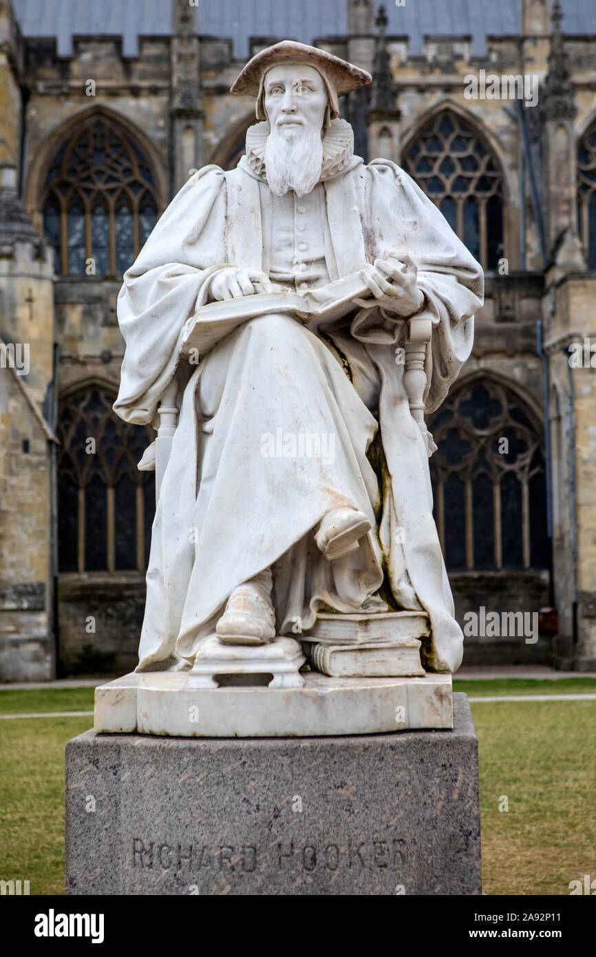 Statue of English Priest and one of the most important English ...