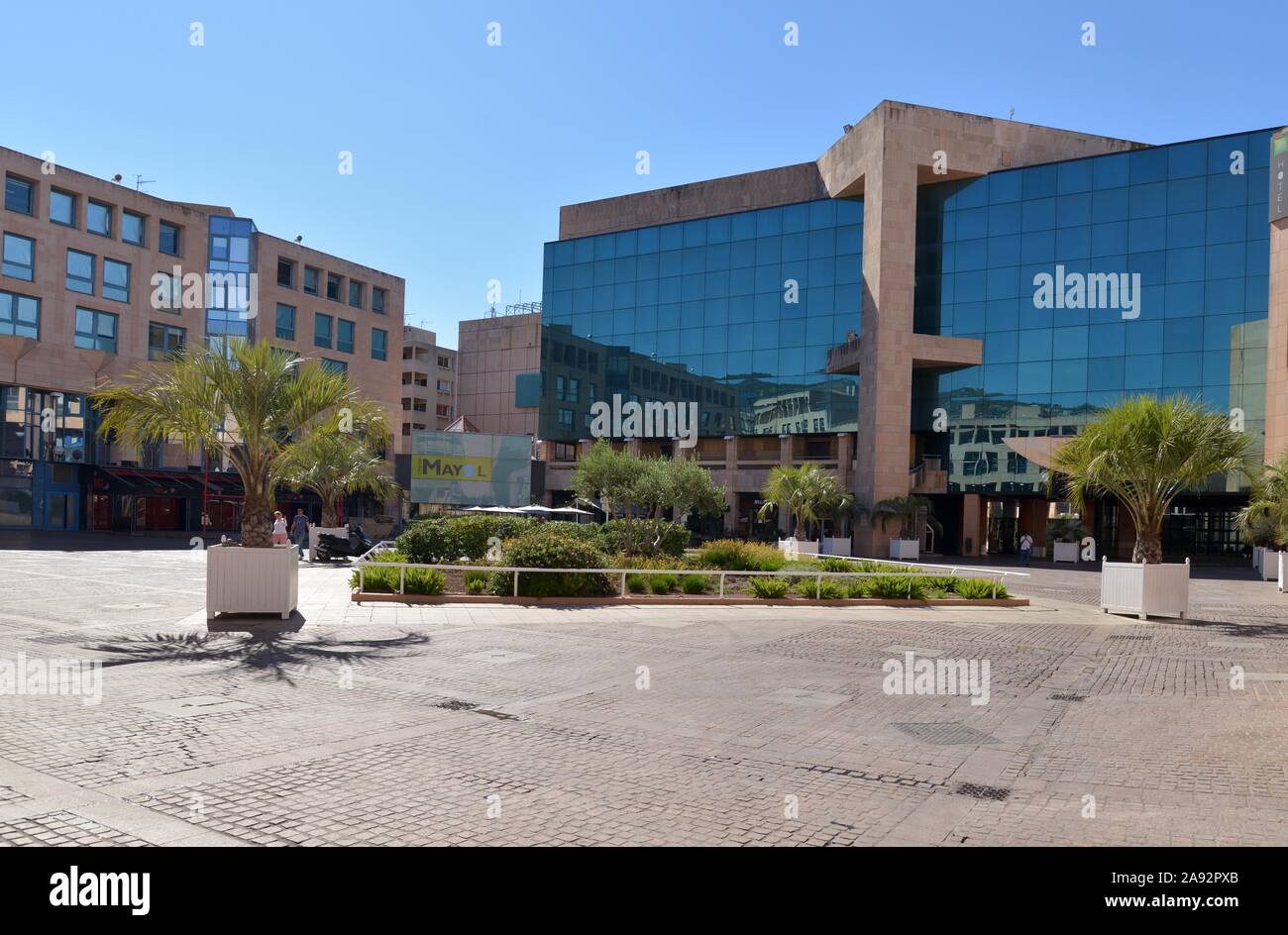 The Neptune building of Toulon f 83 Stock Photo - Alamy