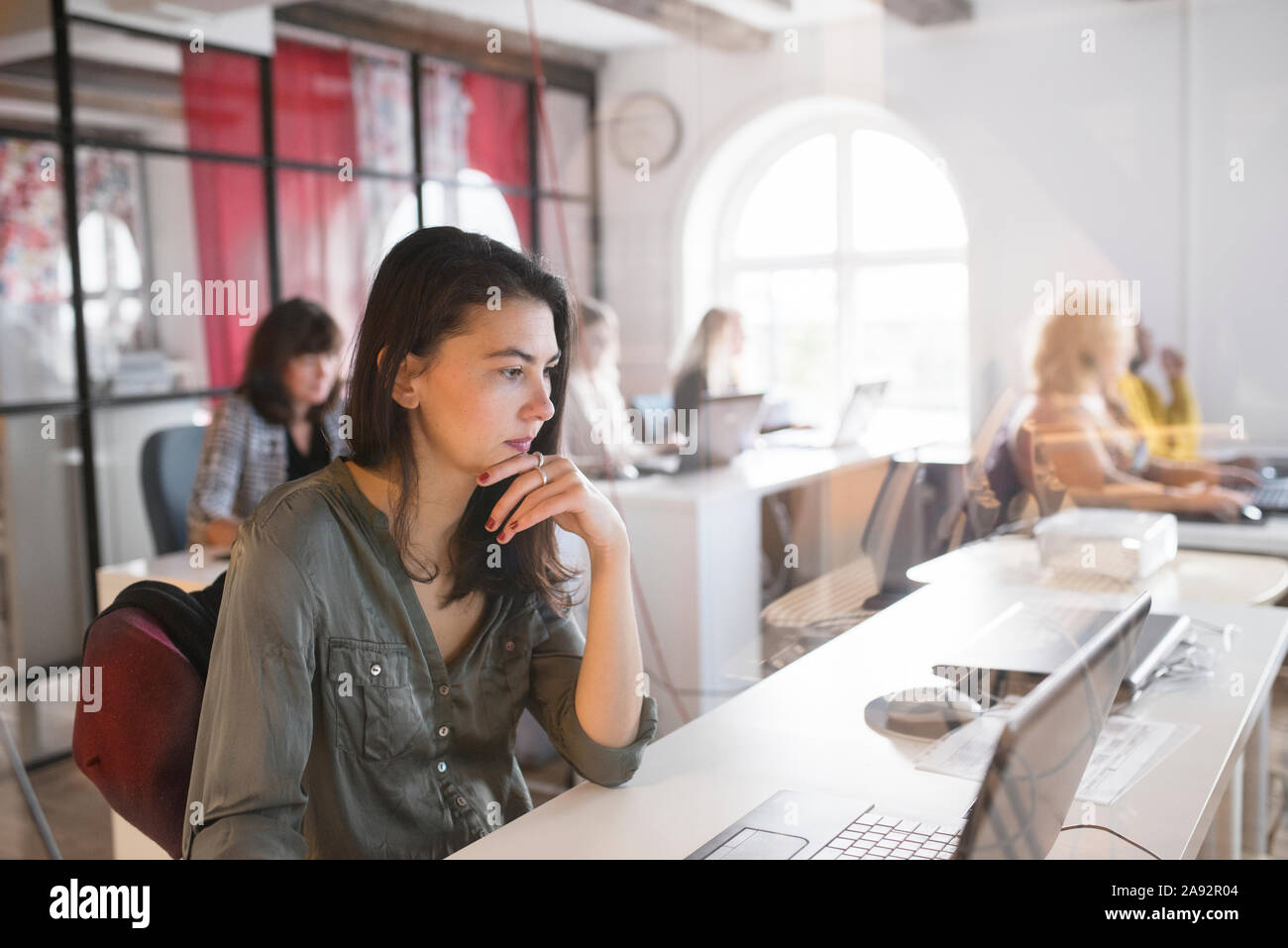 People at work Stock Photo - Alamy