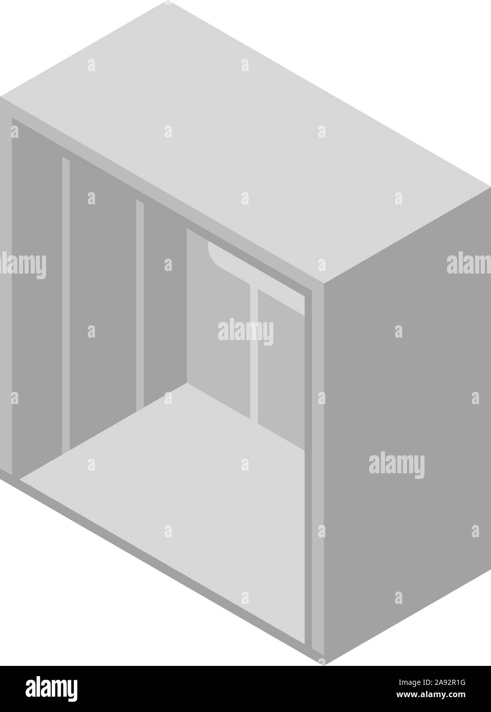 Vintage elevator indoor Stock Vector Images - Alamy