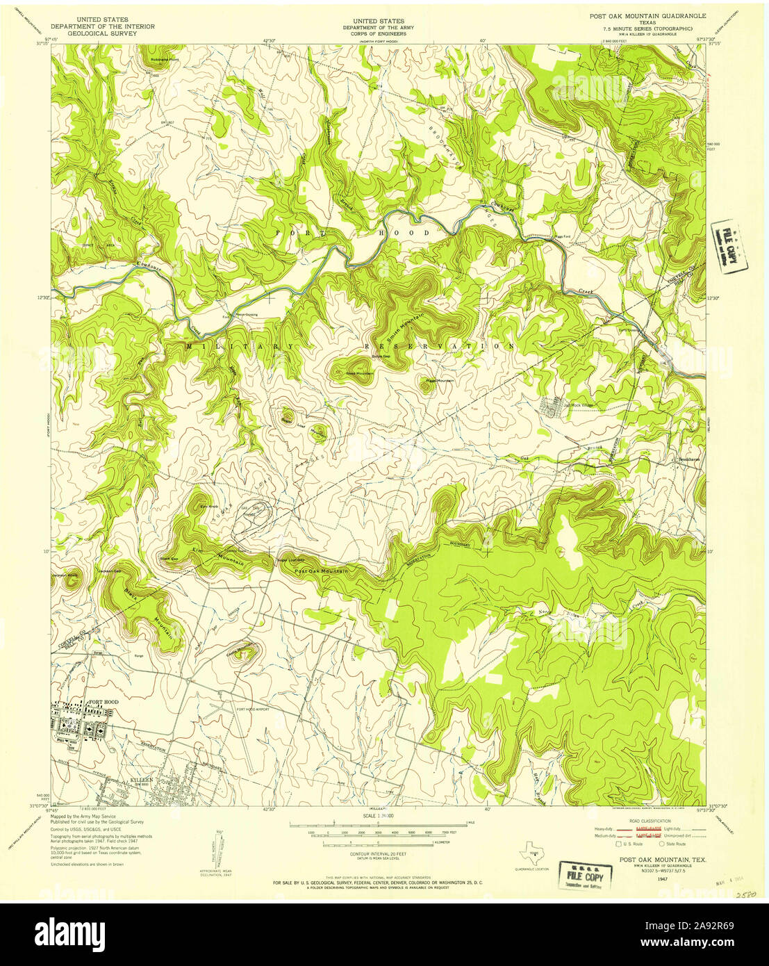 Map of post texas hi-res stock photography and images - Alamy