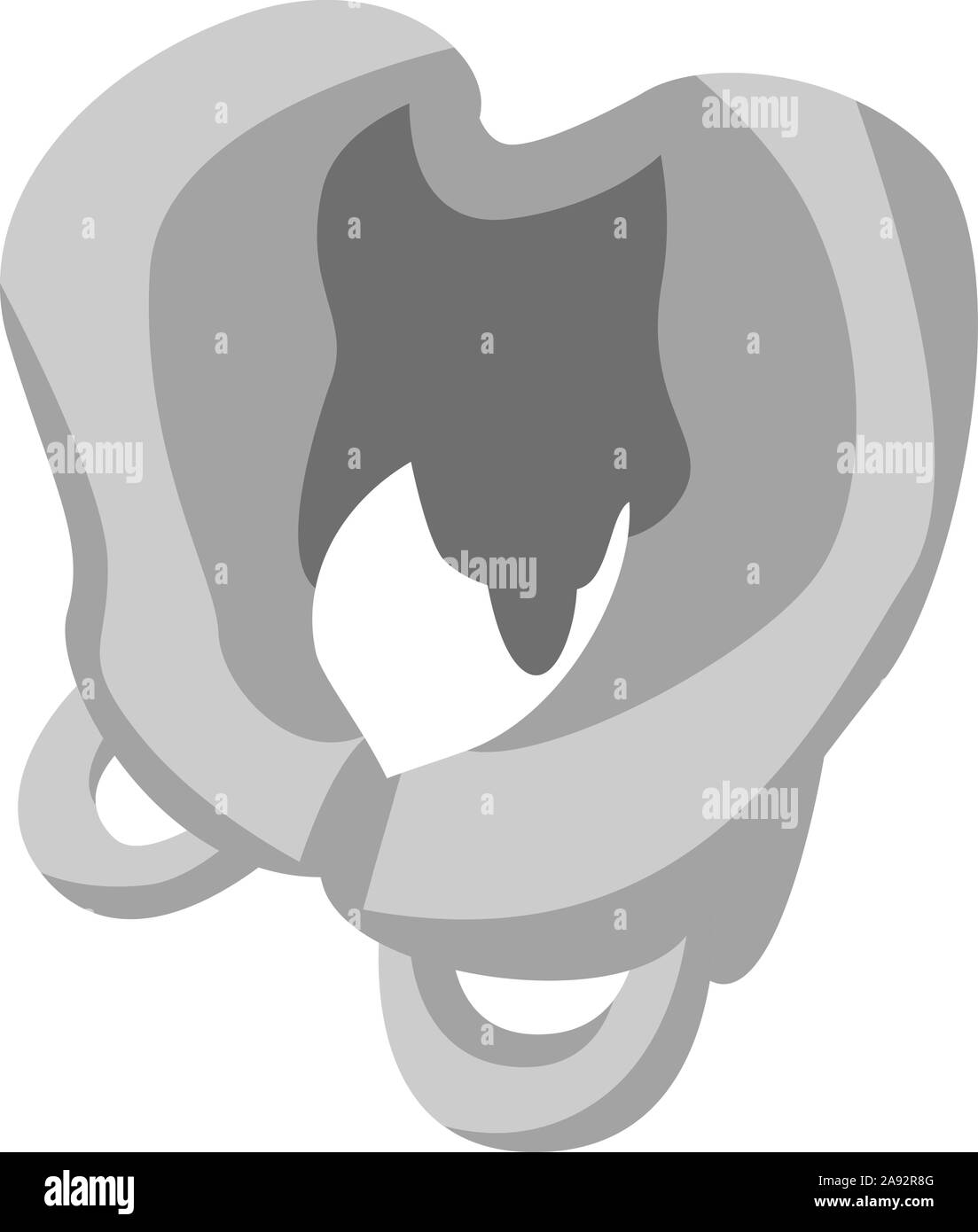 Human pelvis bone model Stock Vector Images - Alamy