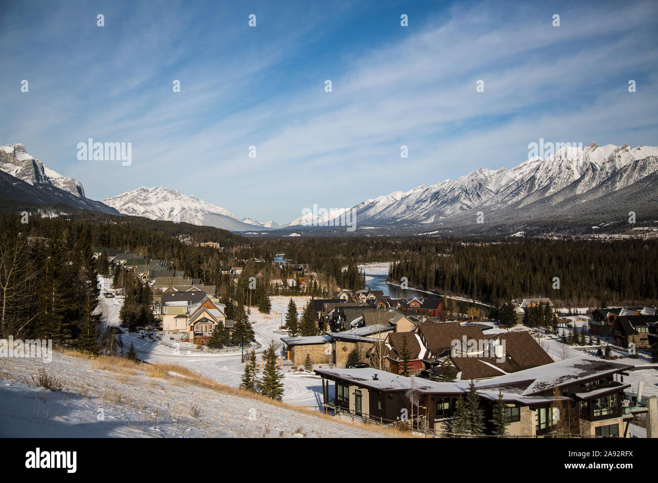 Banff winter hi-res stock photography and images - Alamy