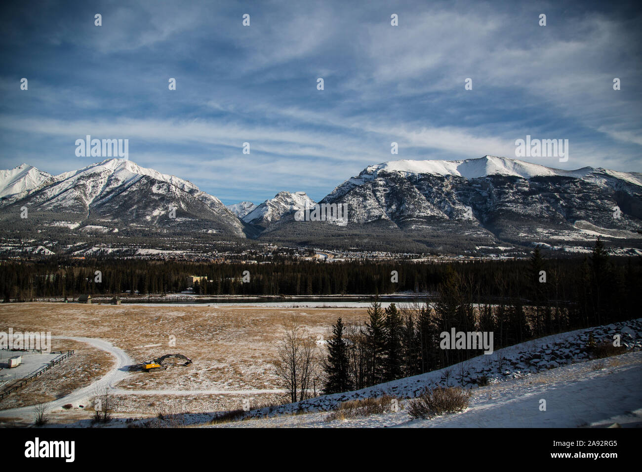 Canadian snowy landscape hi-res stock photography and images - Alamy