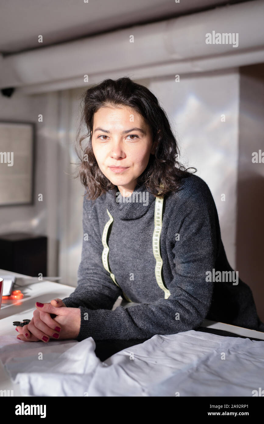 Portrait of tailor Stock Photo - Alamy