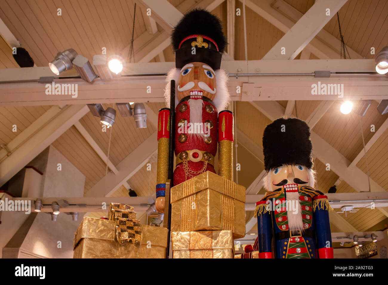 Top view of Nutcrackers in store Stock Photo - Alamy
