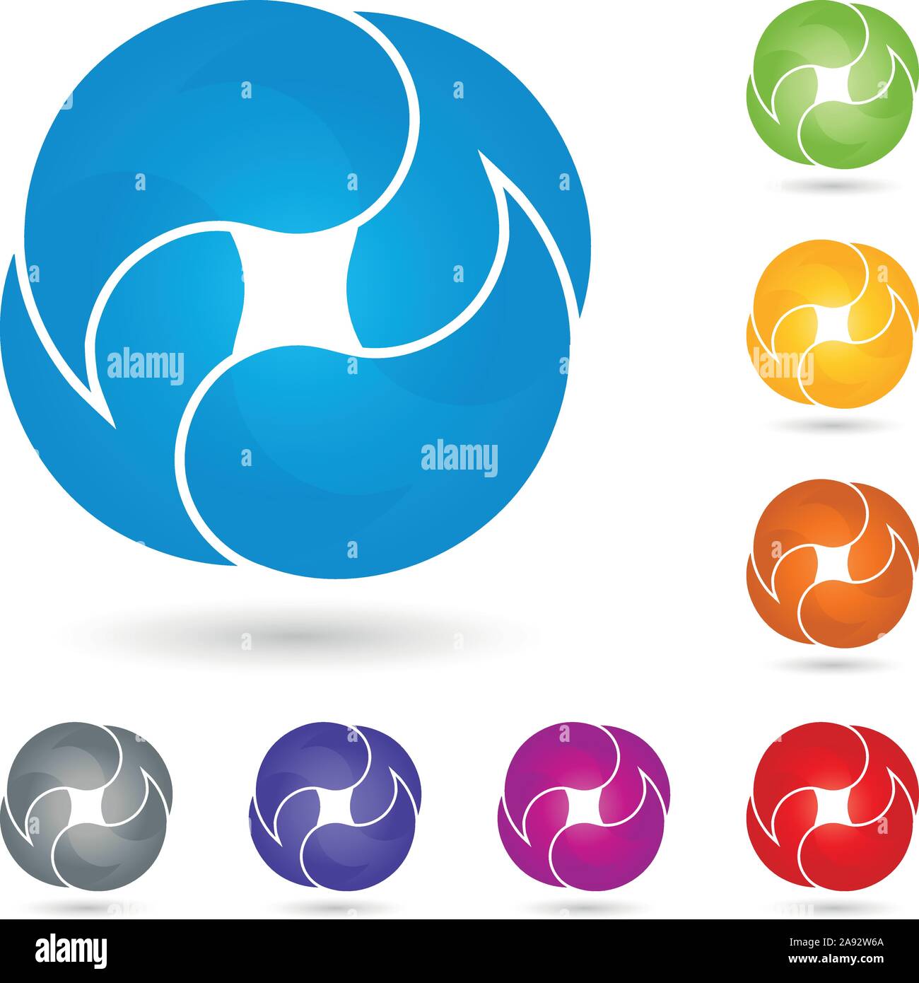 Three drops and hand logo Stock Vector Images - Alamy