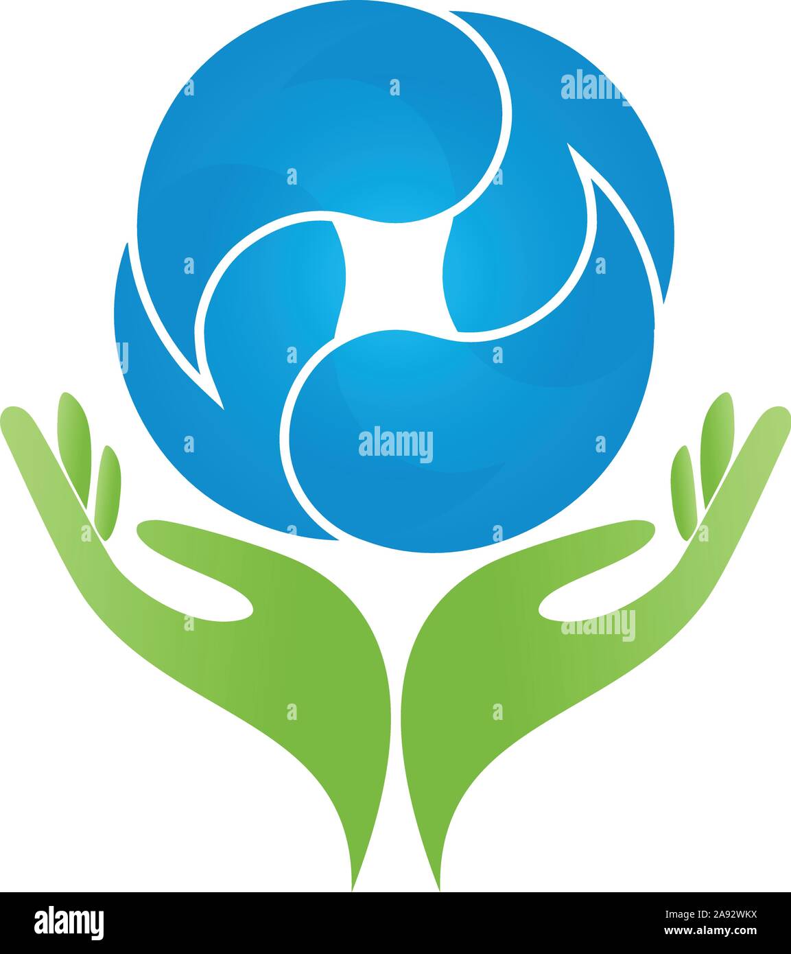 Hands, water, water drops, spa, logo Stock Vector Image & Art - Alamy