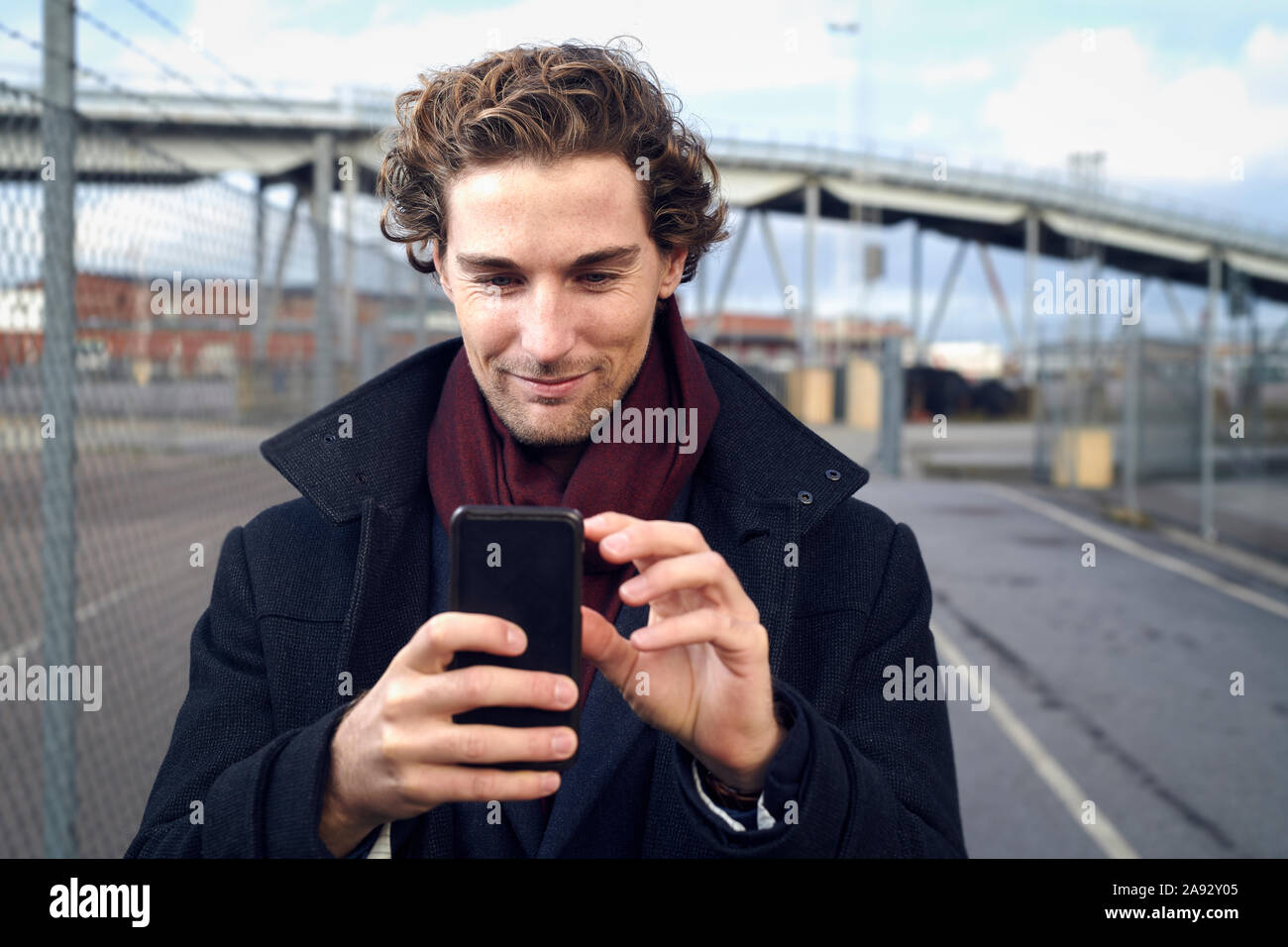 Young man beard using hi-res stock photography and images - Alamy