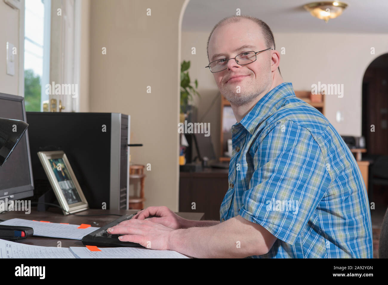 Intellectual disability computer hi-res stock photography and images ...