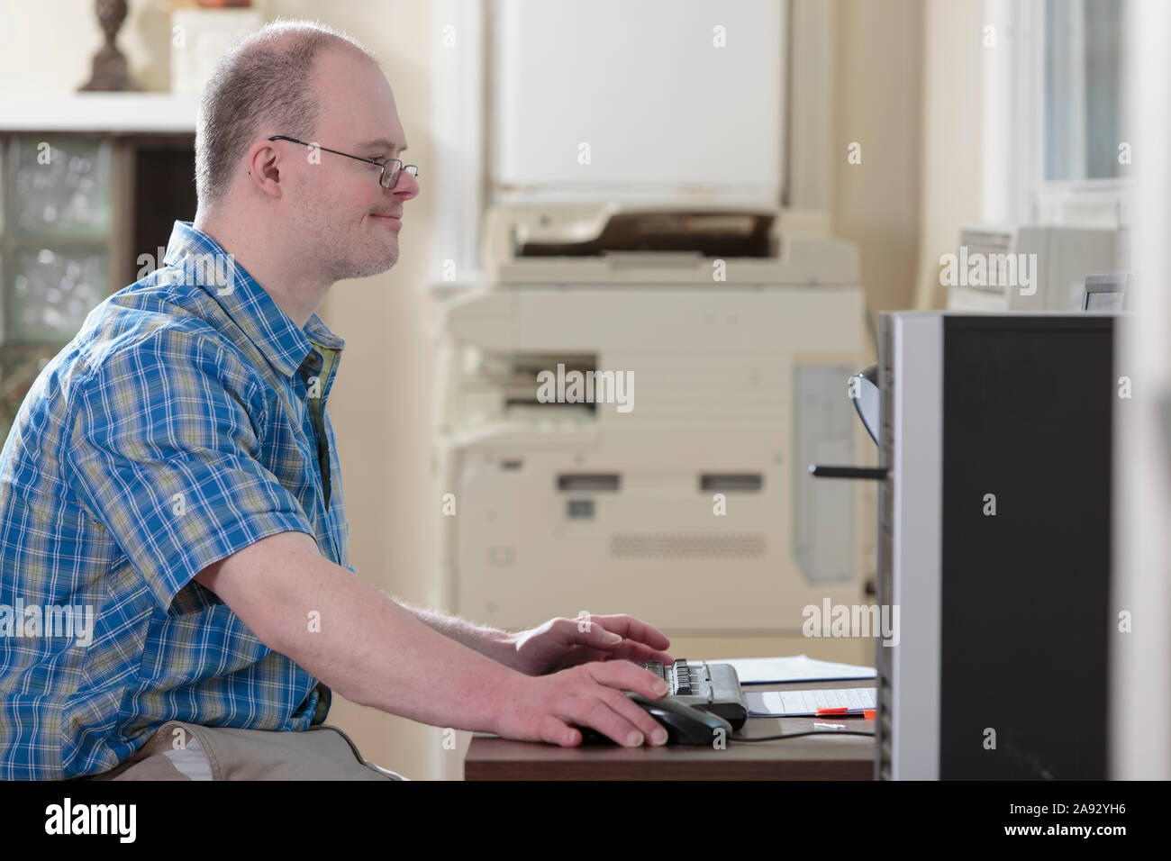 Intellectual disability computer hi-res stock photography and images ...