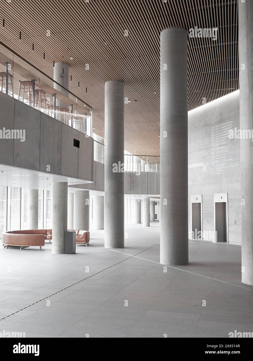 Interior of modern building Stock Photo - Alamy