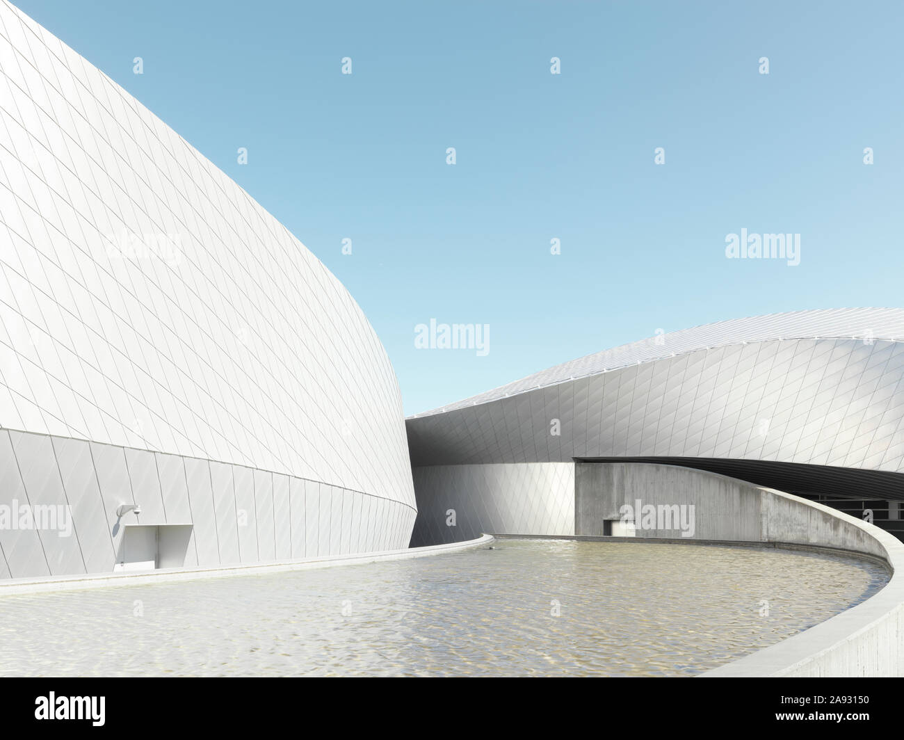 Blue color building hi-res stock photography and images - Alamy