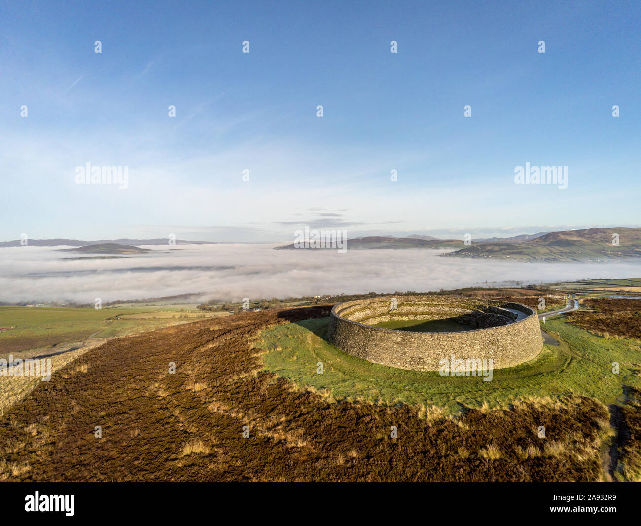 Grianan of aileach aerial hi-res stock photography and images - Alamy