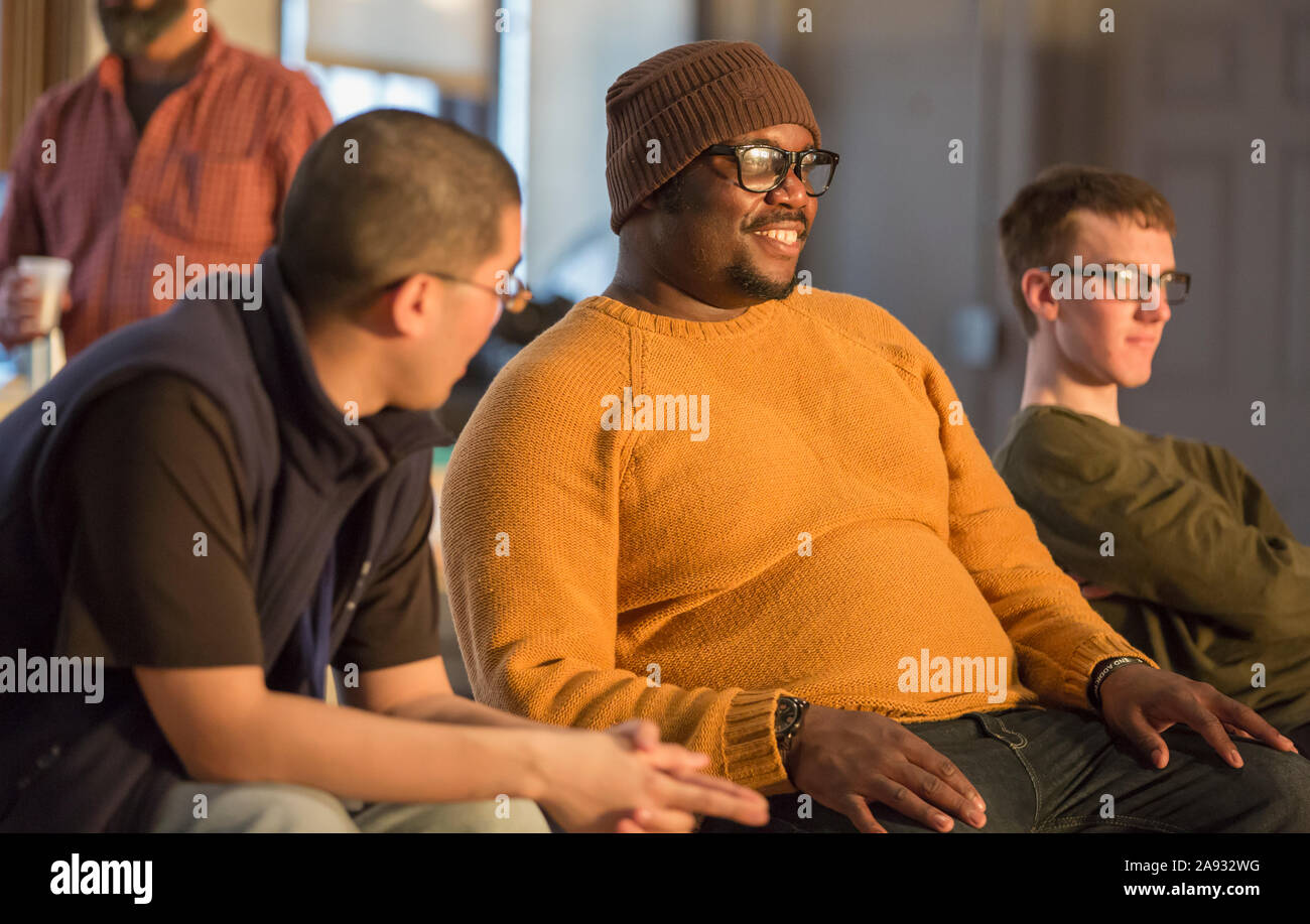 Black man with ADHD and Asian man with Autism and Caucasian with ...