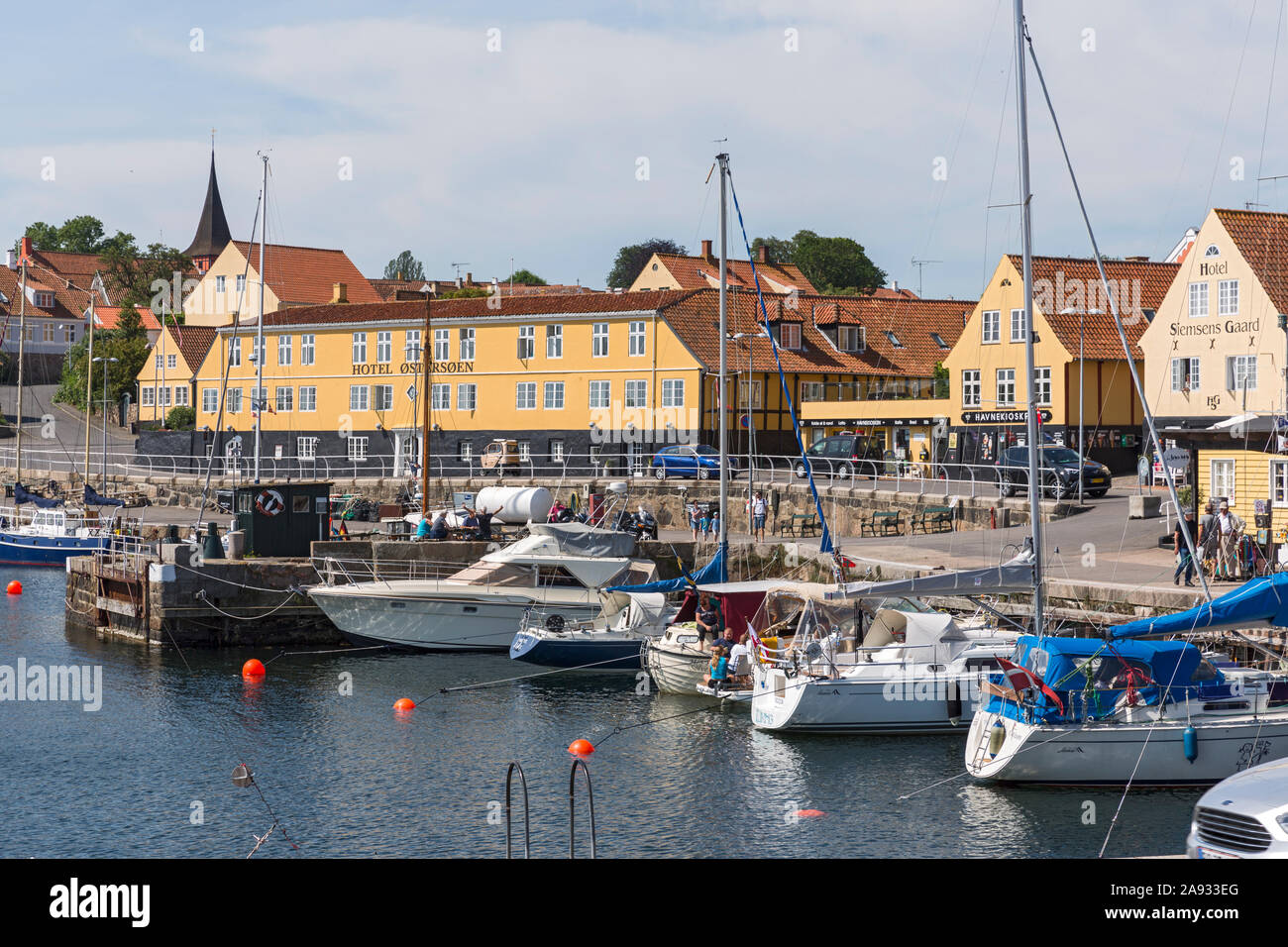 Bornholm; Svaneke, Hafen Stock Photo - Alamy