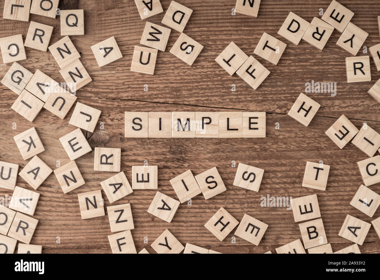 Simple flat alphabet hi-res stock photography and images - Alamy