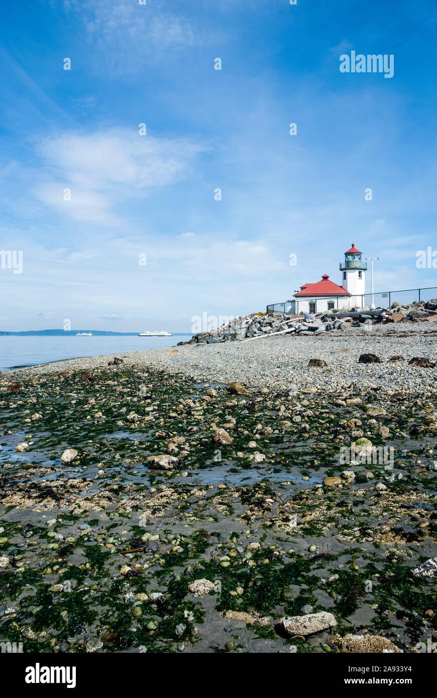 Alki point lighthouse hi-res stock photography and images - Alamy