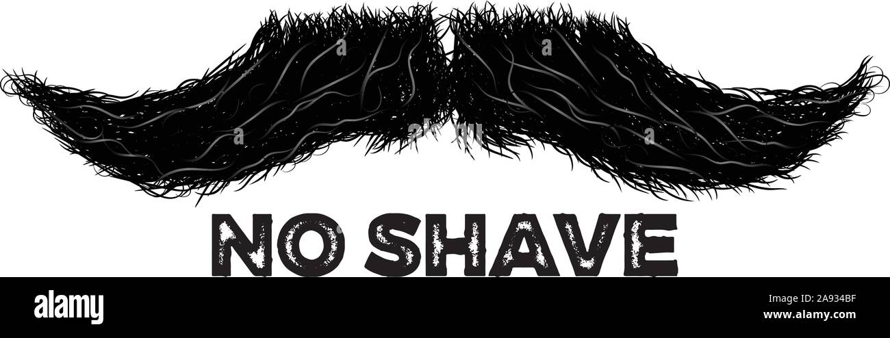 Mustache sign or label as a symbol of masculinity Stock Vector Image ...