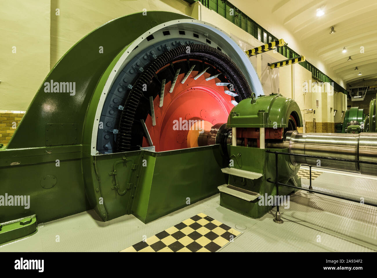 Turbine old hydroelectric power station hi-res stock photography and ...