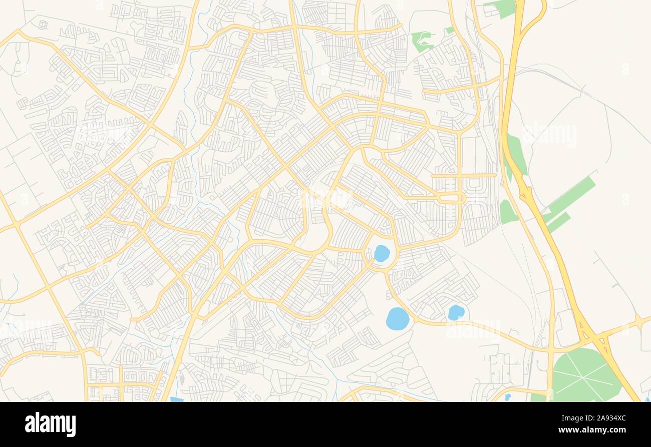 Printable street map of Tembisa, South Africa. Map template for ...