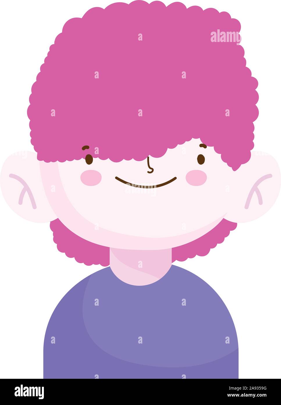 cute little boy character portrait, children vector illustration Stock ...