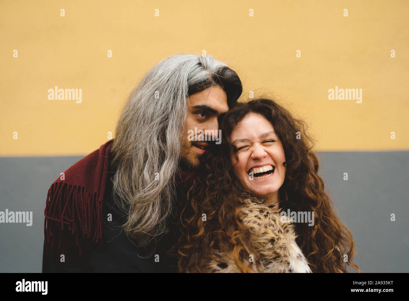 Grey haired couple hi-res stock photography and images - Alamy