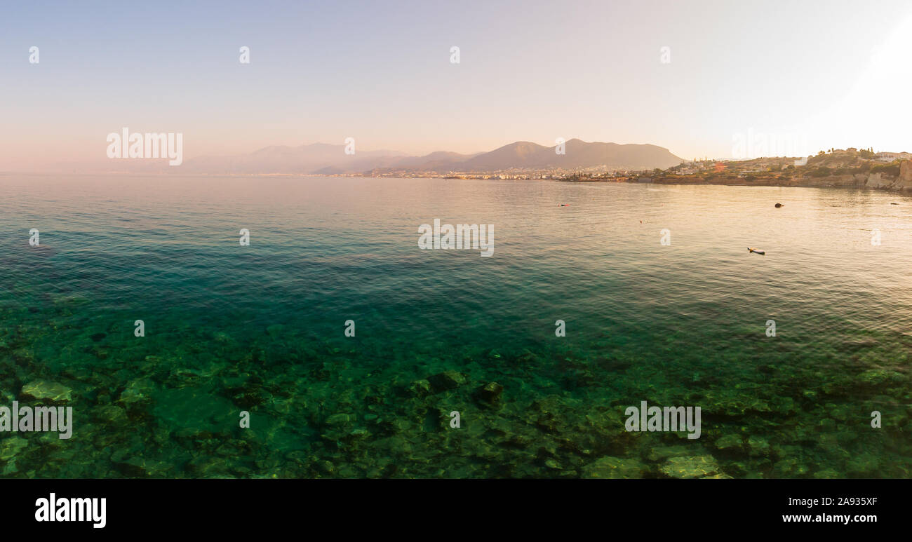 Amazing panorama scenery of Crete island Stock Photo - Alamy