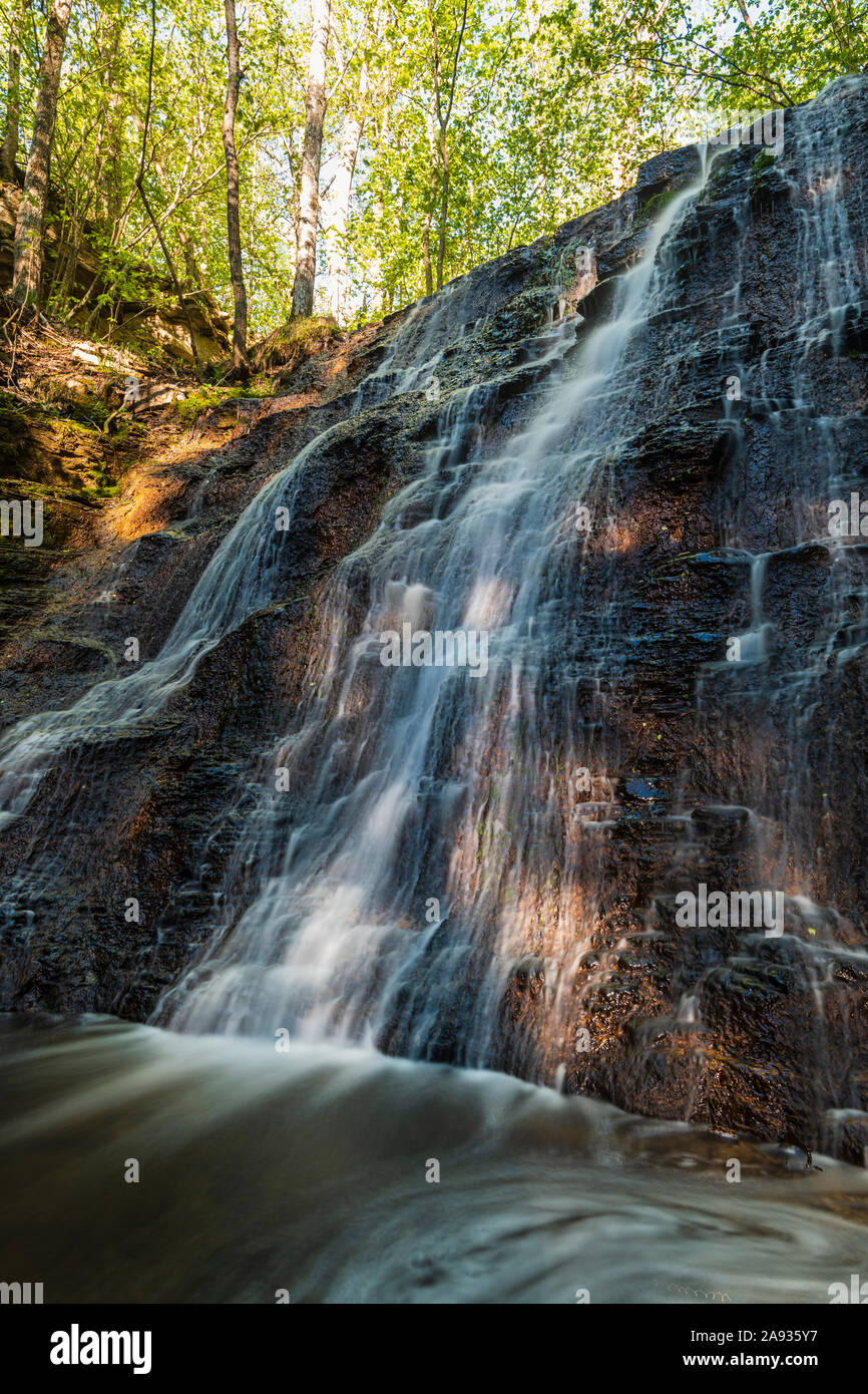 View of waterfall Stock Photo - Alamy