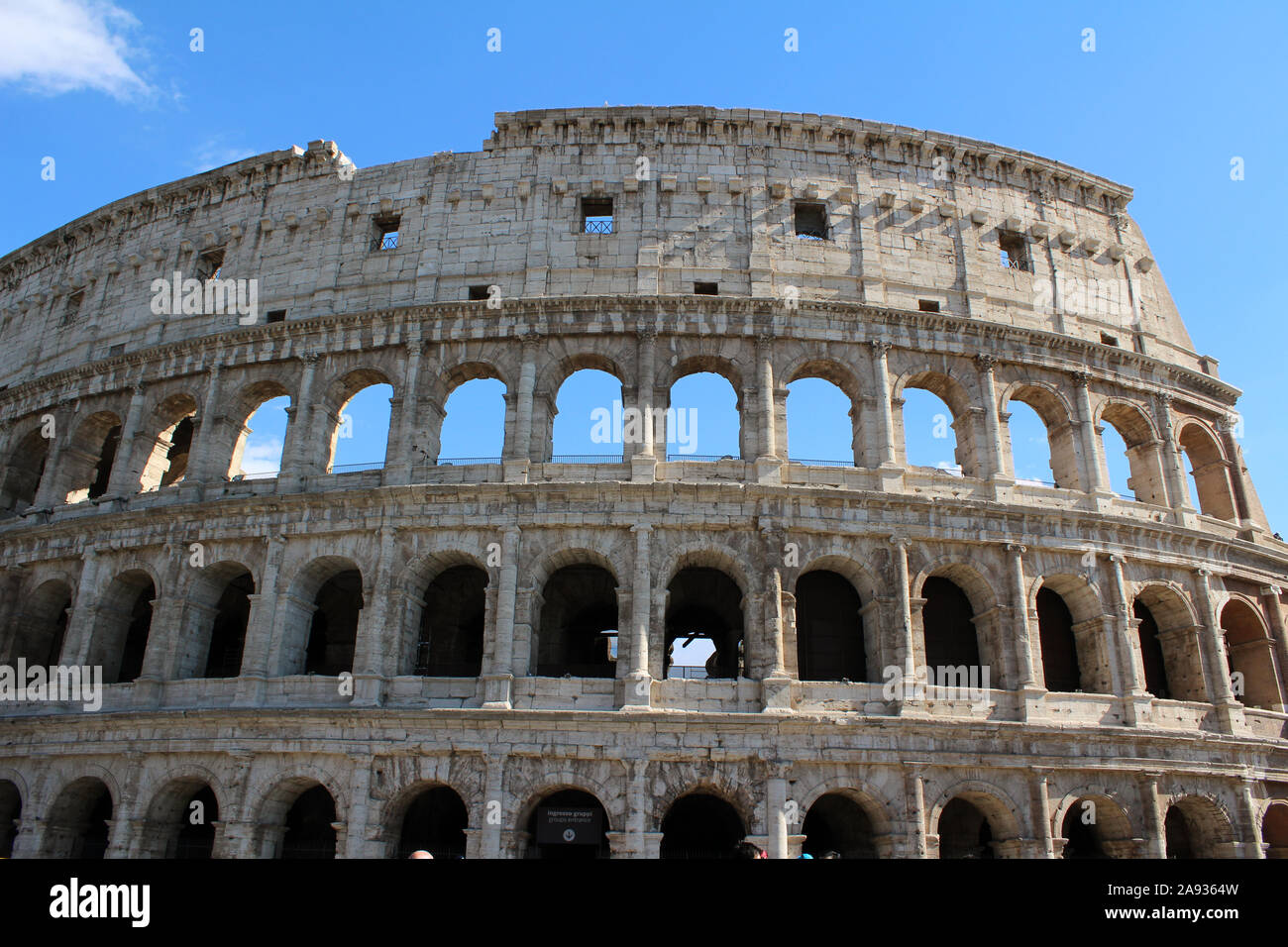 Gladiator colosseum flag hi-res stock photography and images - Alamy