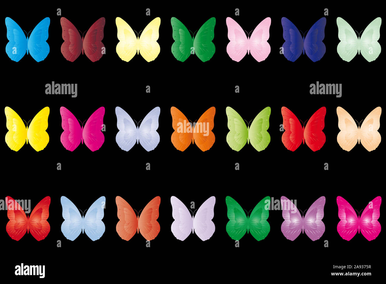 Print butterflies hi-res stock photography and images - Alamy