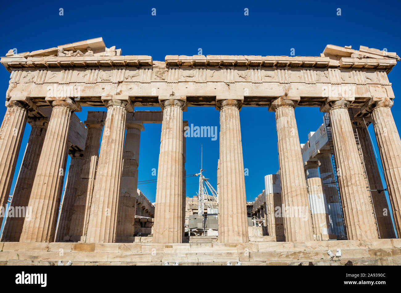 Parthenon east pediment hi-res stock photography and images - Alamy