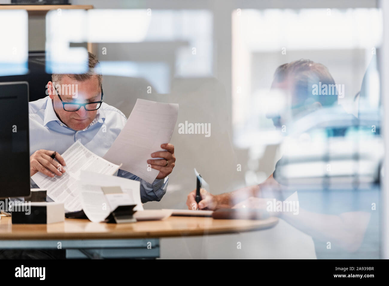 Men in office Stock Photo - Alamy
