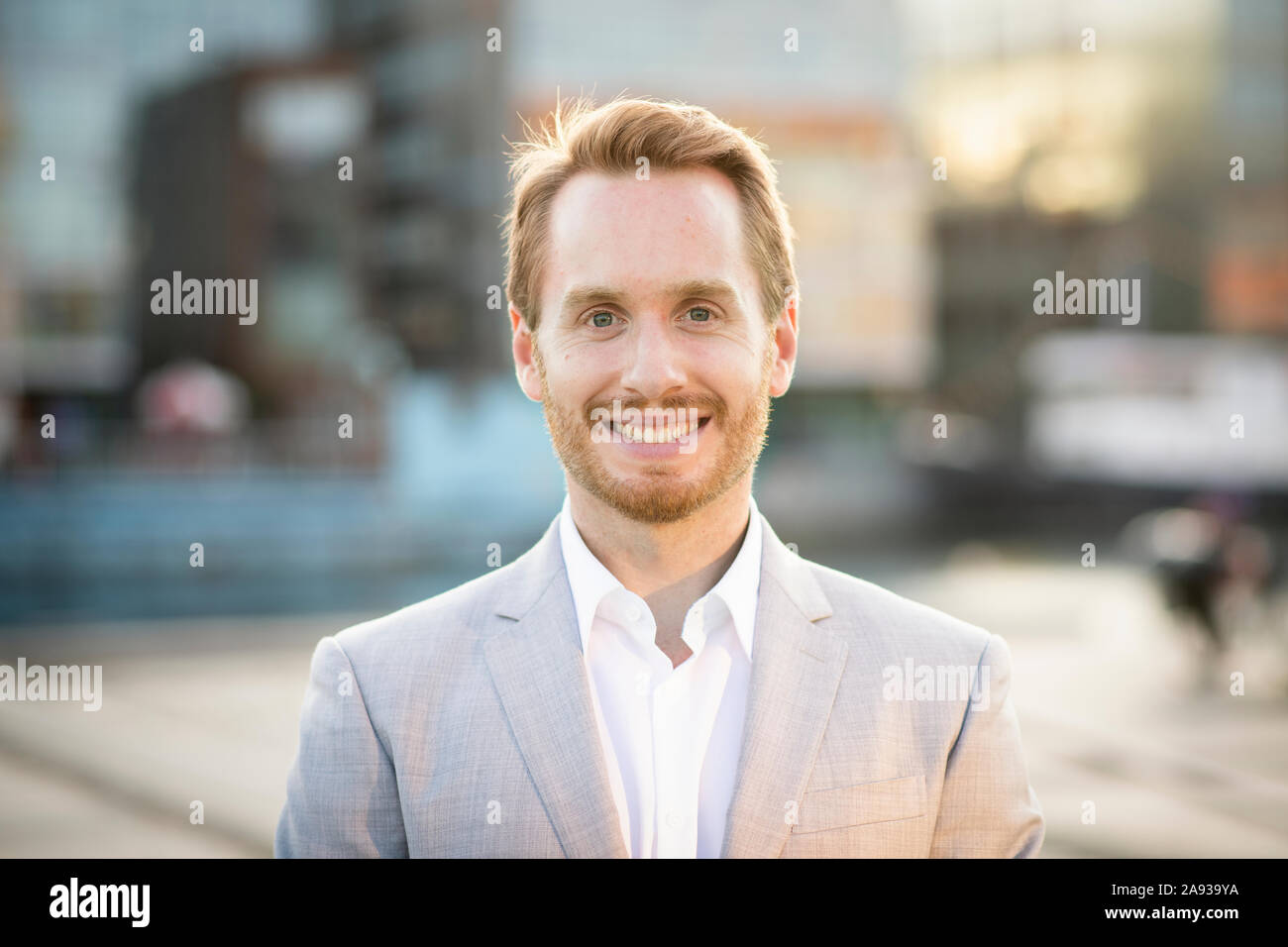 Businessman looking up on hi-res stock photography and images - Alamy