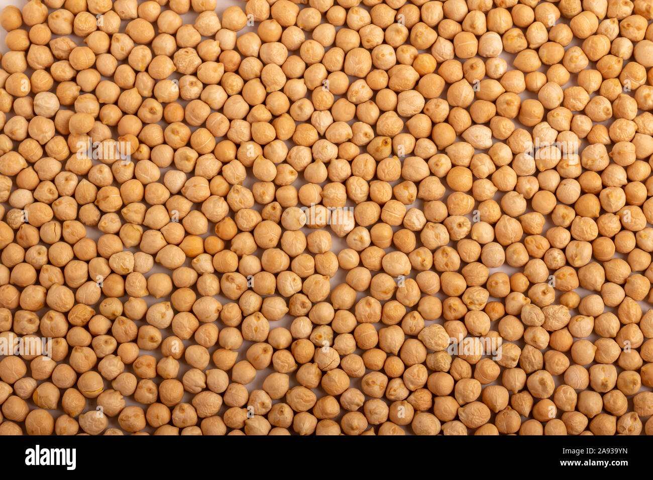 The texture of dried chickpeas peas top view Stock Photo - Alamy