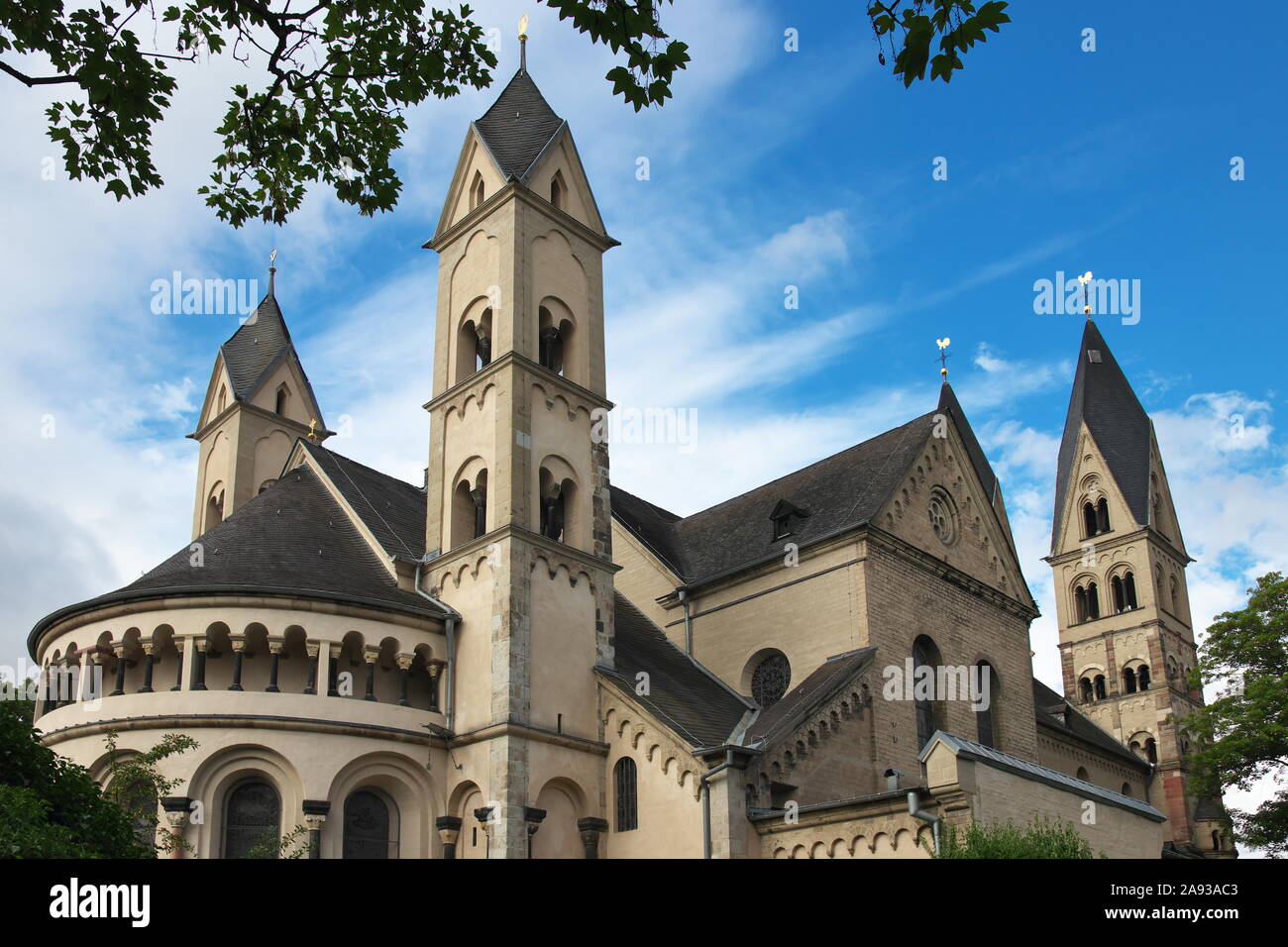Basilika St. Kastor in Koblenz Stock Photo - Alamy