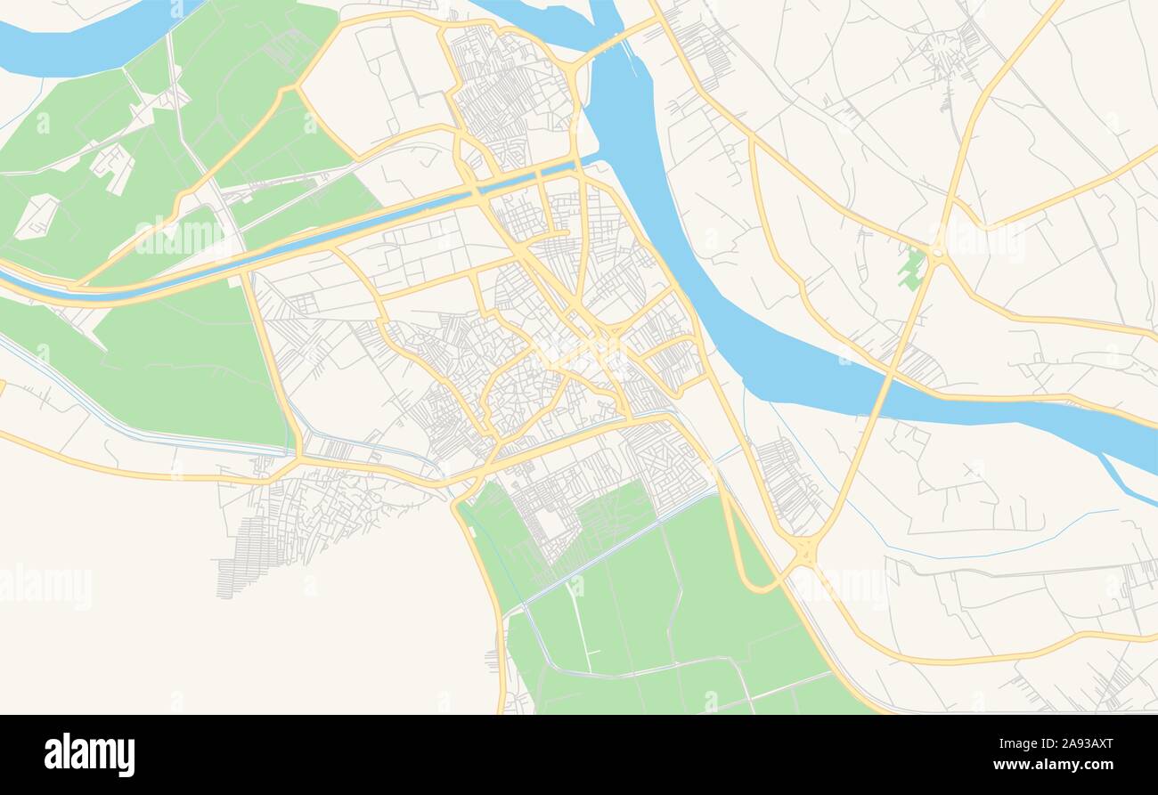 Map of asyut Stock Vector Images - Alamy