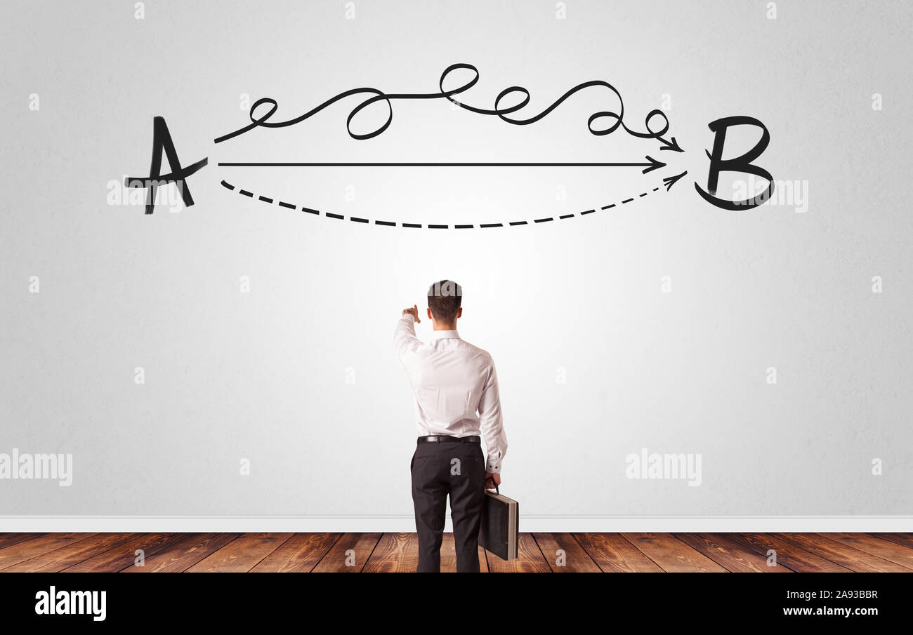 Question mark sign two way arrow hi-res stock photography and images ...