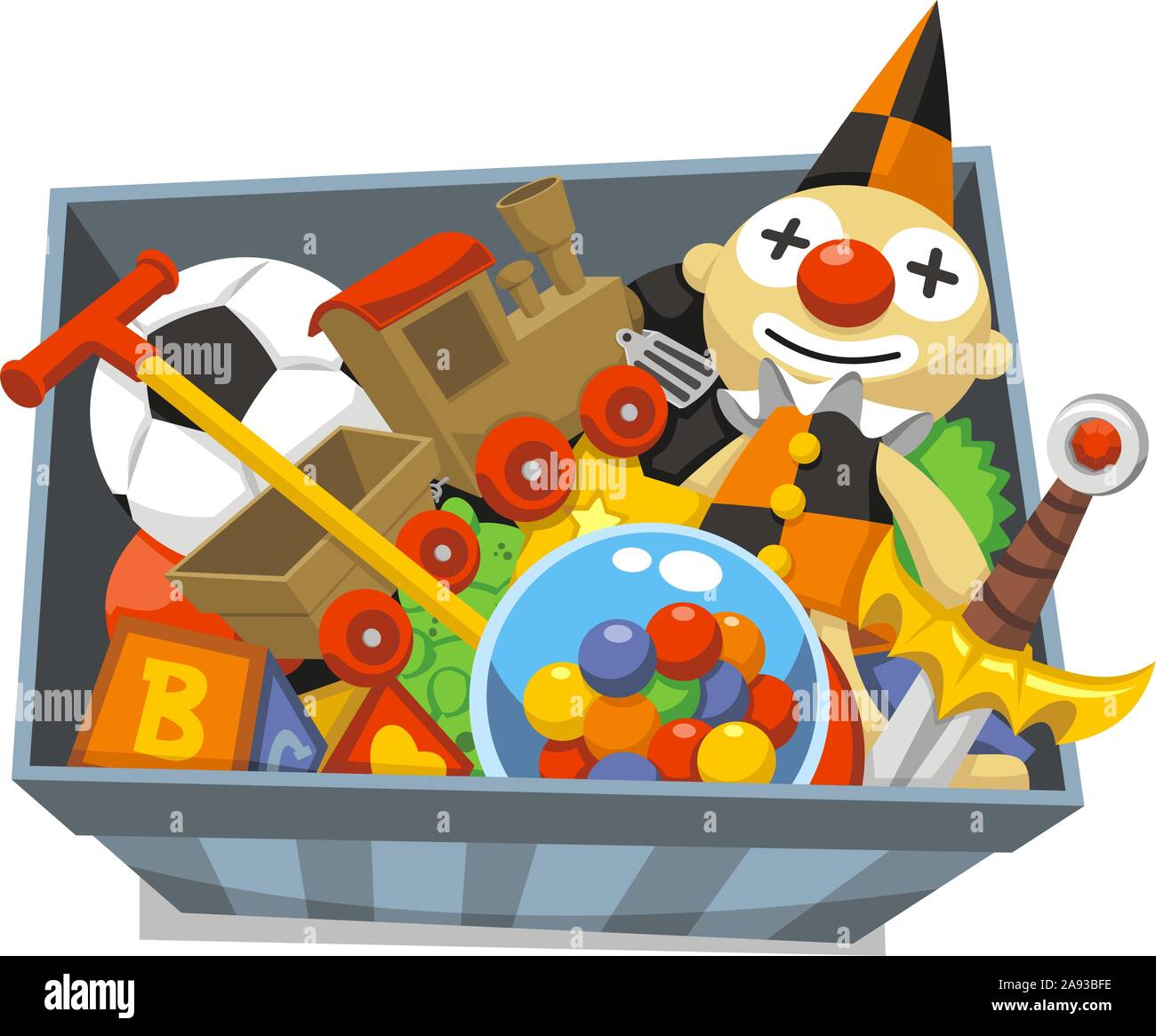 Ball toy teddy bear Stock Vector Images - Alamy