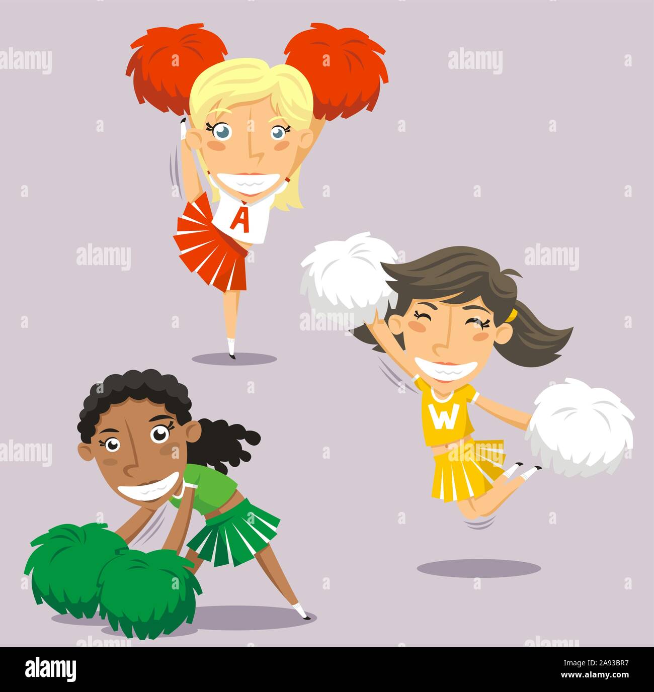 Cheerleading Clipart Jumps
